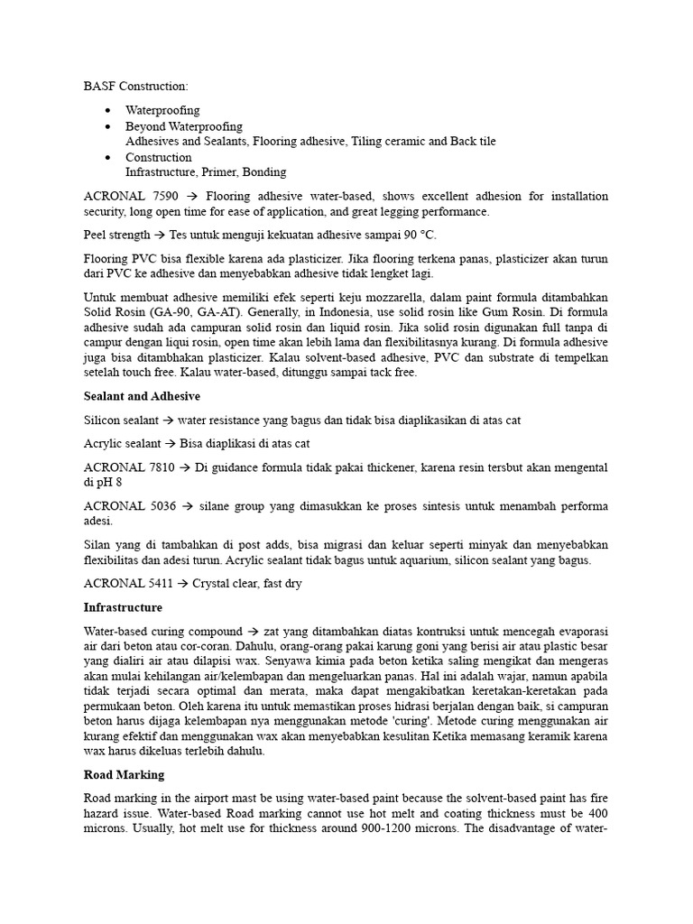 BASF Construction | PDF | Teknologi & Rekayasa