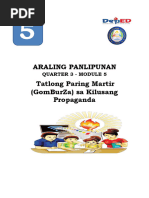 Araling Panlipunan - Paggarote Sa Gomburza | PDF