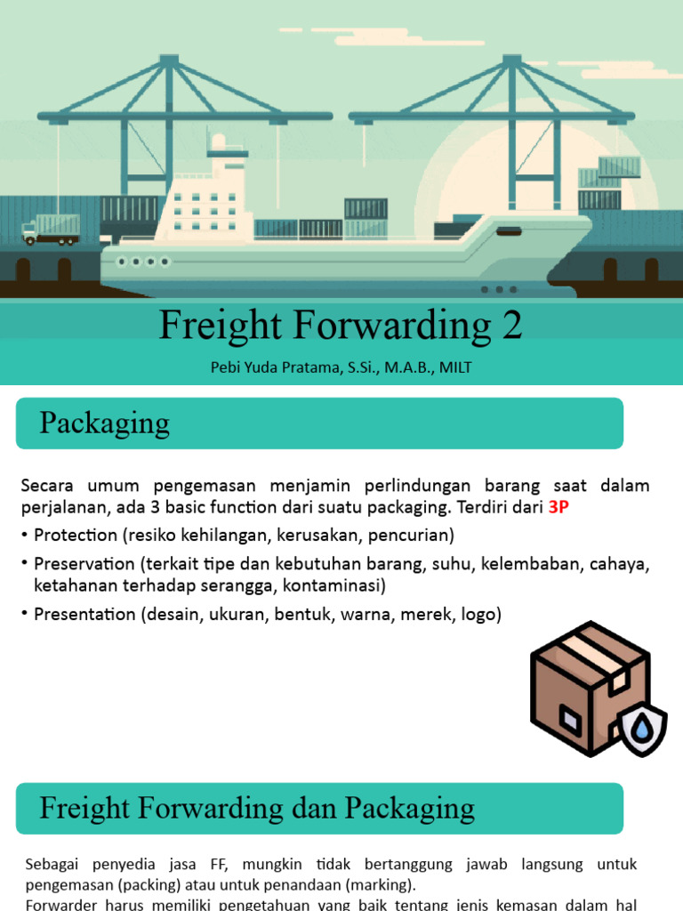 Freight Forwarding 2 | PDF | Cargo | Dangerous Goods