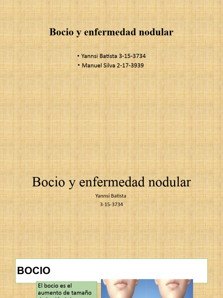 Bocio: Tipos, Diagnóstico y Tratamiento | PDF | Tiroides | Hipertiroidismo