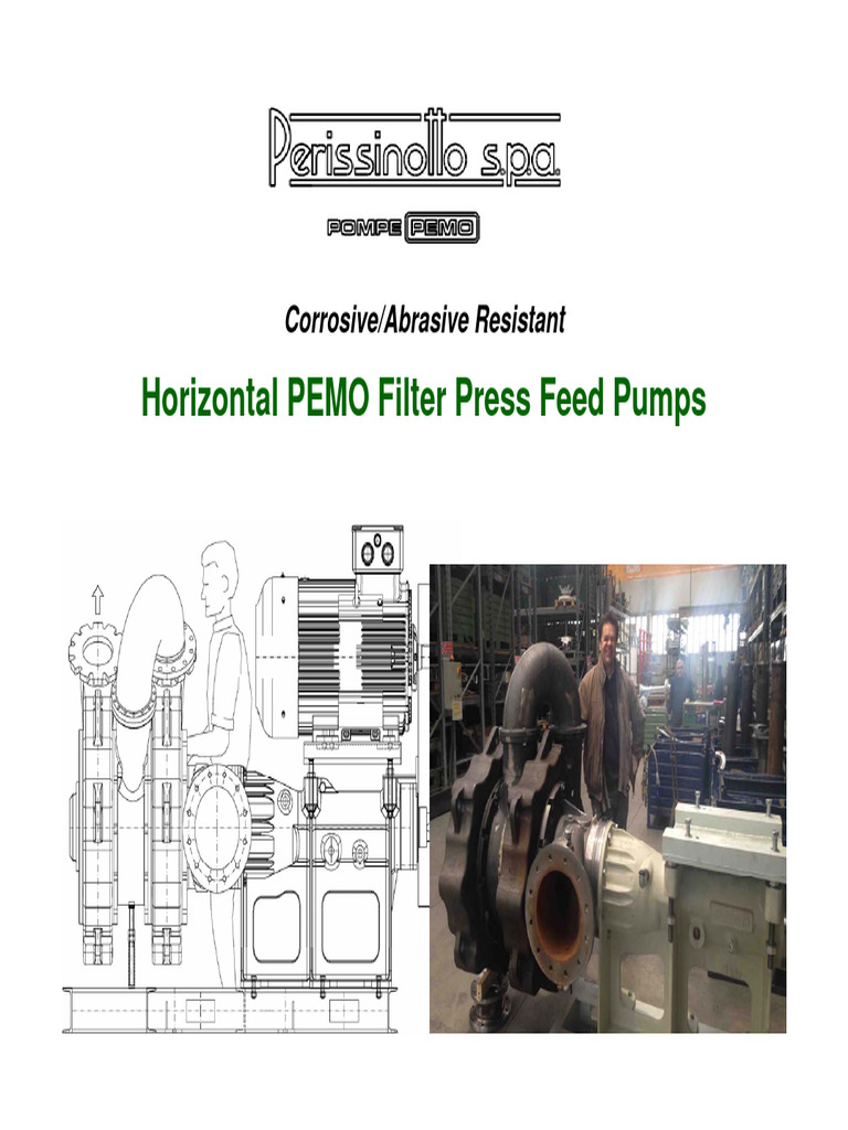 PPA PEMO Filter Press Pumps Presentation | PDF | Pump | Filtration