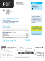 Thames Water Bill | PDF | Water Supply | Credit Bureau