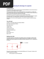 Flashcards - RP 09 Charging and Discharging Capacitors - AQA Physics A ...