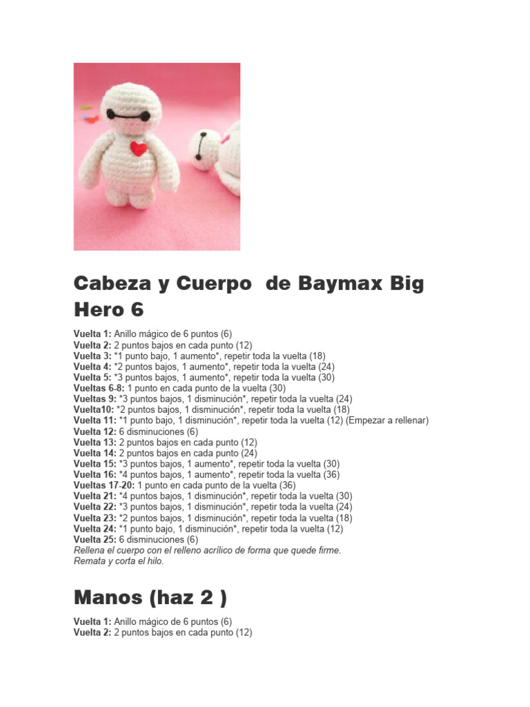 Baymax Big Hero | PDF