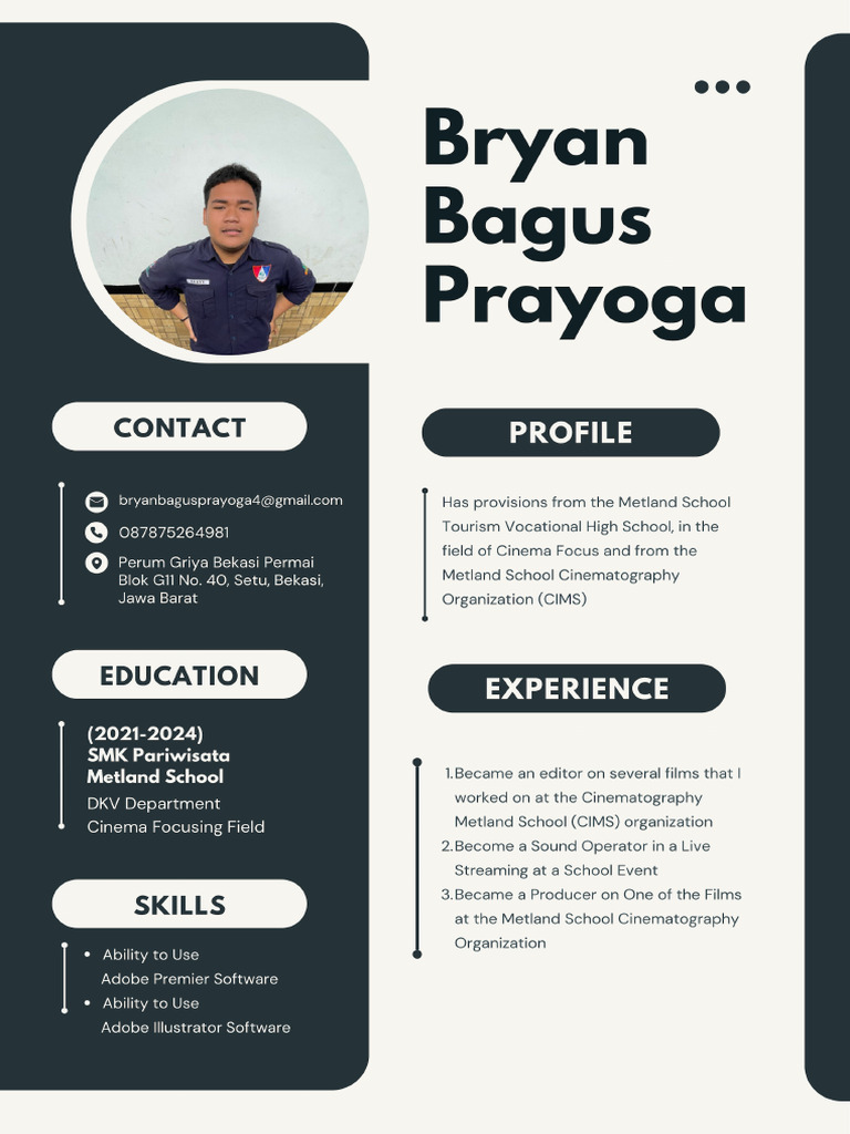 CV Bryan Bagus Prayoga | PDF