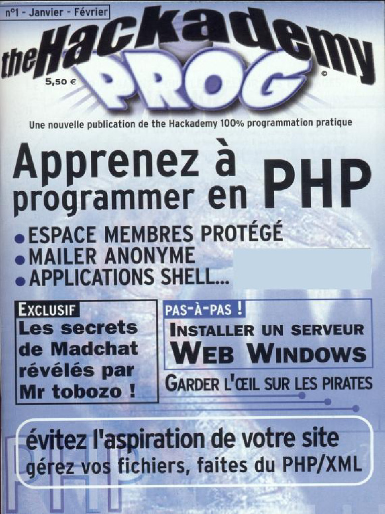 The Hackademy Prog - Apprendre - Programmer en PHP | PDF