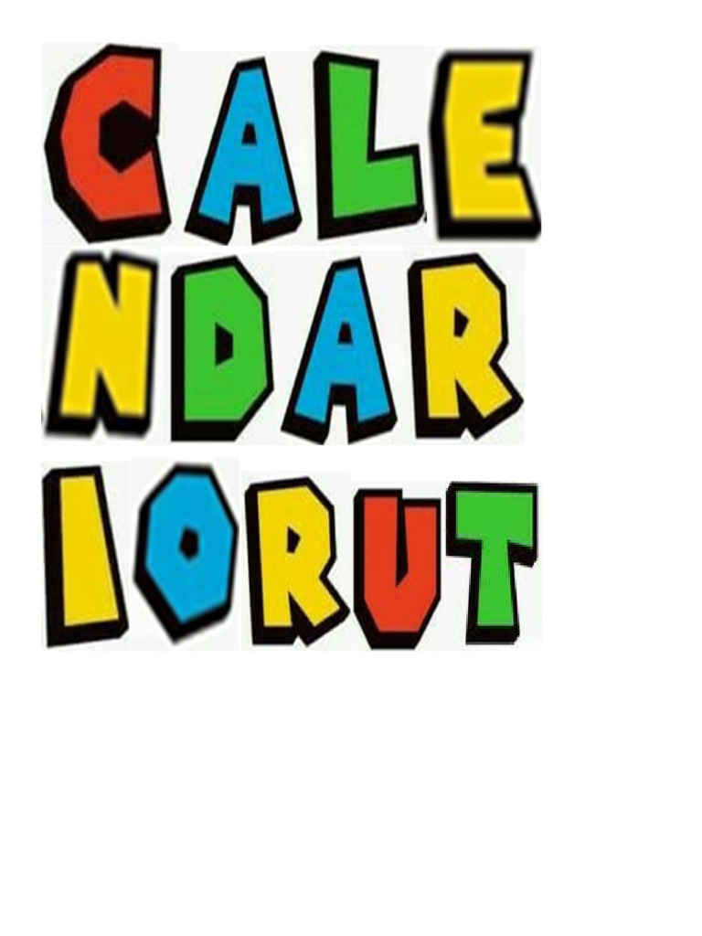 Letras Calendario | PDF