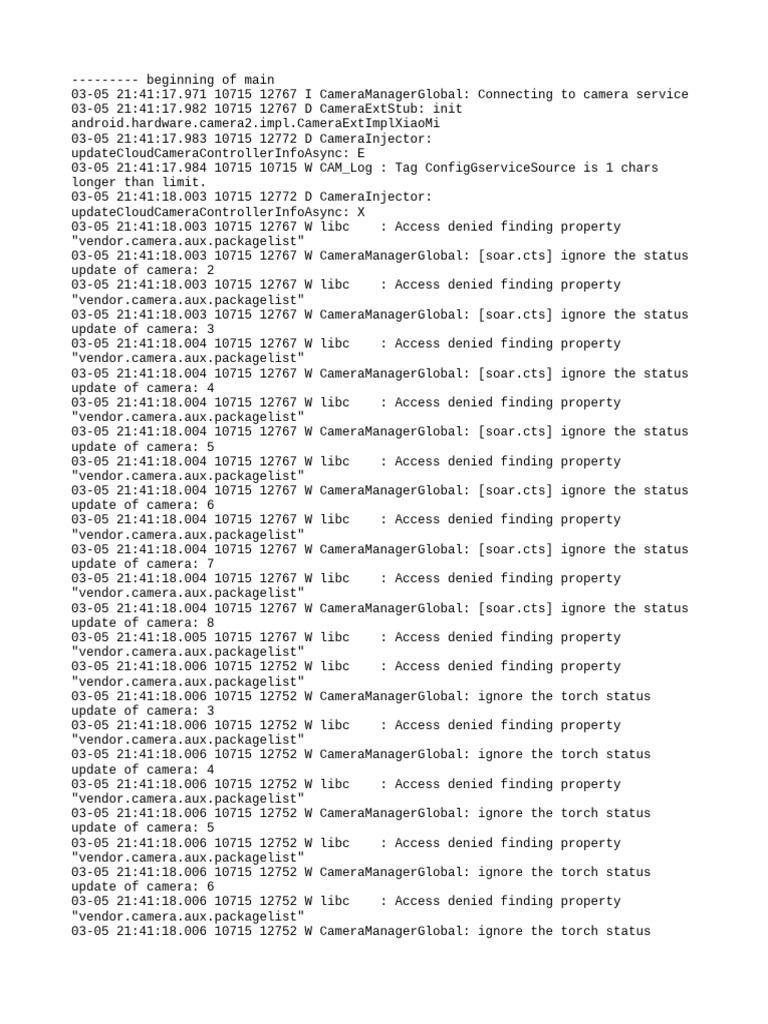 Log Cat 1709649677901 | PDF | Computer Science | System Software