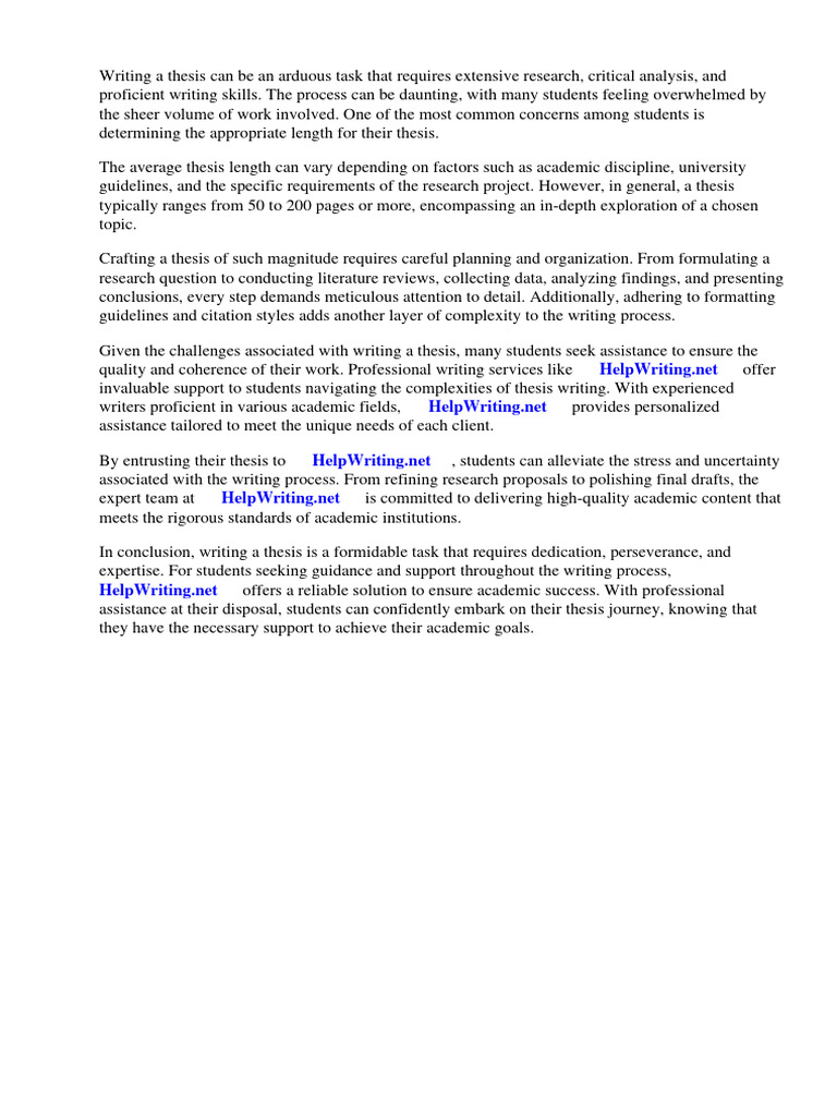 Average Thesis and Dissertation Length | PDF | Career & Growth | Computers