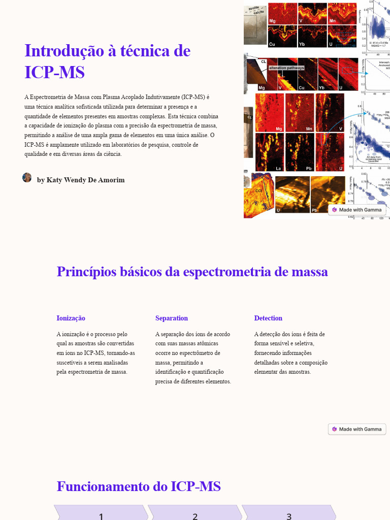 Introducao A Tecnica de ICP MS | PDF | Espectrometria de massa | Natureza