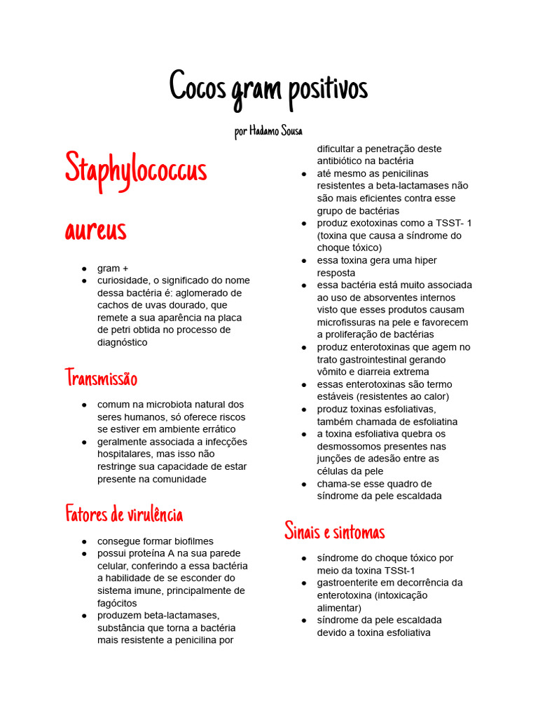 Cocos Gram Positivos P2M1 | PDF