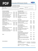 Monthly Fire Warden Checklist | PDF | Firefighting | Fires