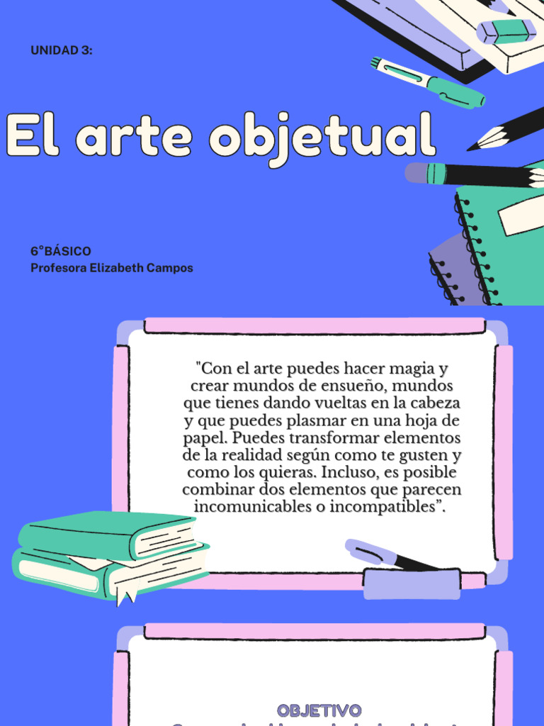Clase de Arte Objetual | PDF | Belleza | Las artes