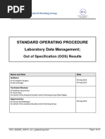 SOP for Out of Specification Results | PDF | Specification (Technical ...
