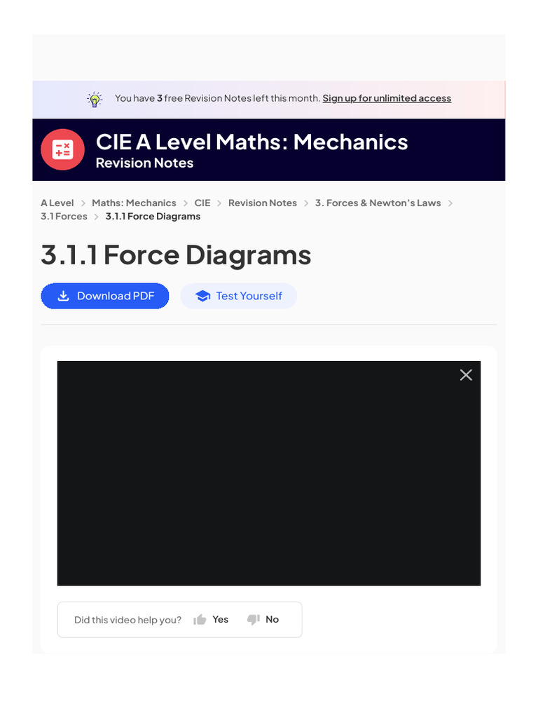 3.forces and Newtons Laws | PDF | Science & Mathematics
