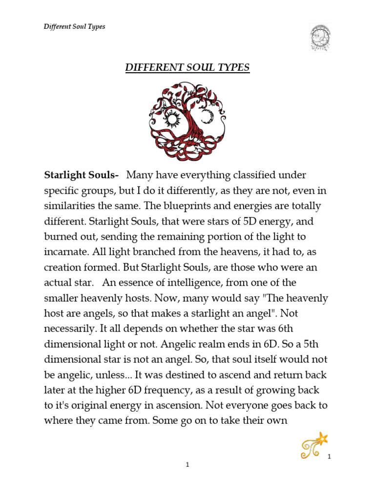 Soul Types | PDF | Philosophy