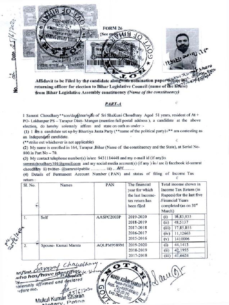 Samrat Choudhary | PDF