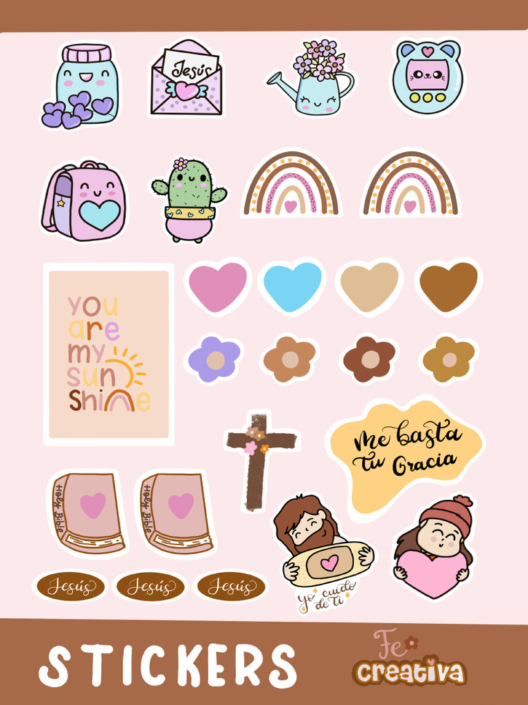 Stickers Fe Creativa | PDF