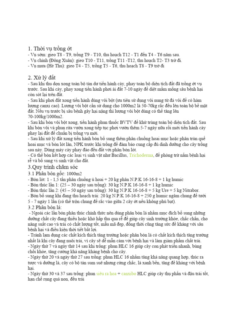 Quy Trình TR NG T | PDF