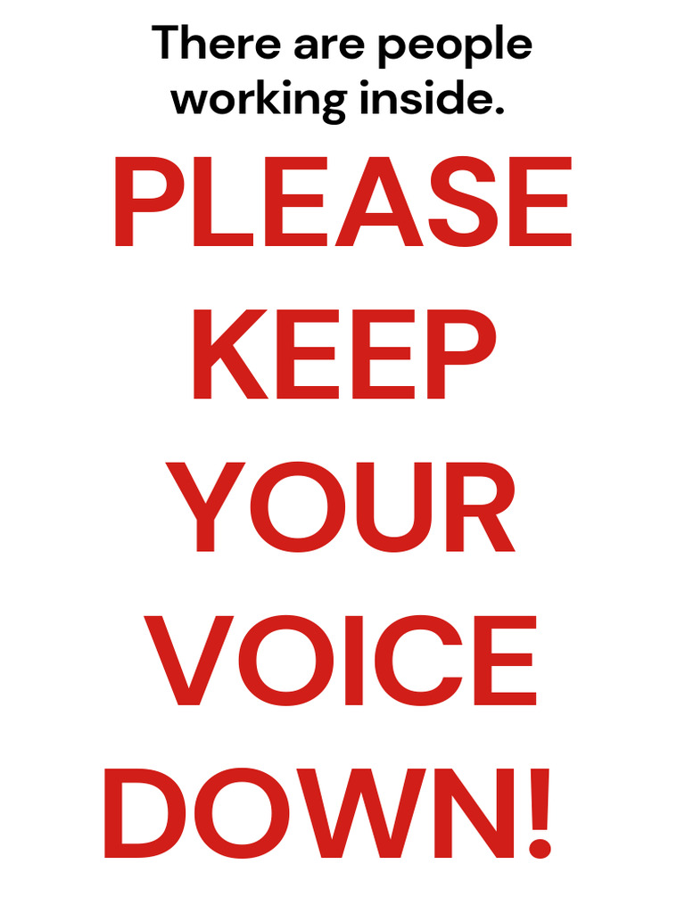 Poster Jangan Berisik | PDF