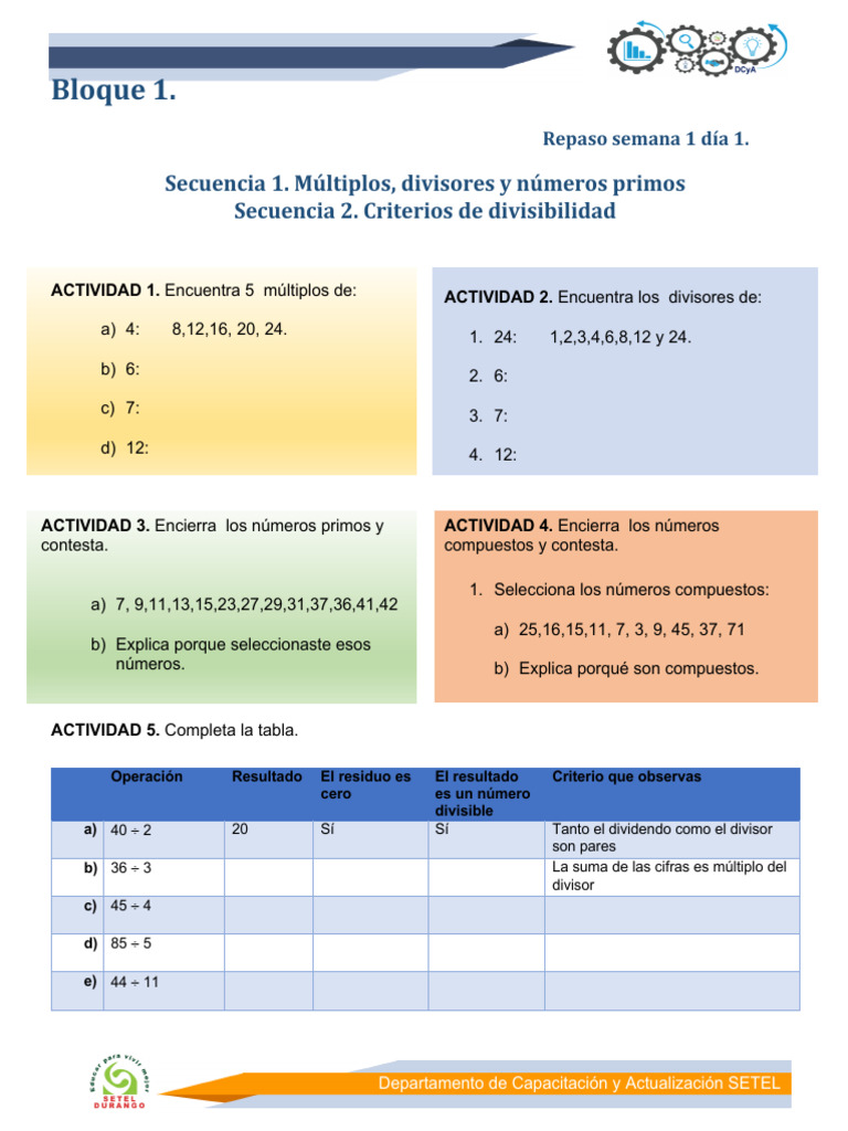 Cuadernillo Reforzamiento Matematicas3 Bloque1 Semana10y11 16 25 Nov 21 | PDF