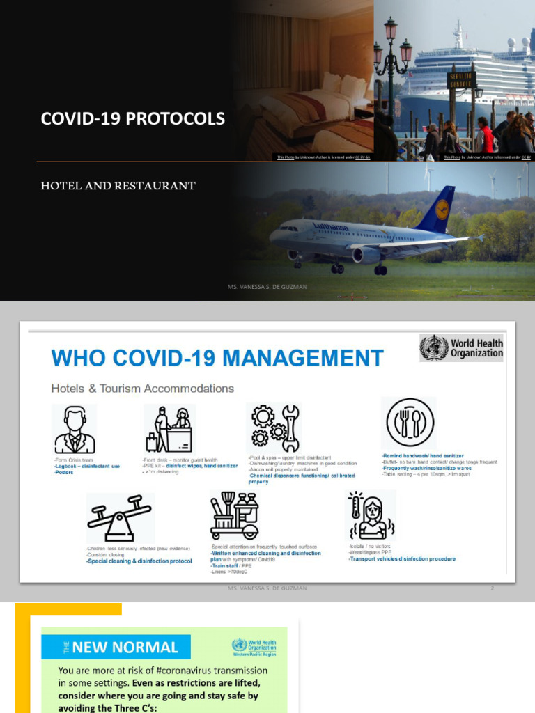 COVID-19 Safety Protocols for Hotels & Restaurants | PDF | Hotel