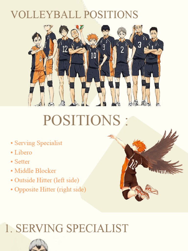 Volleyball Positions Explained | PDF | Sports & Recreation