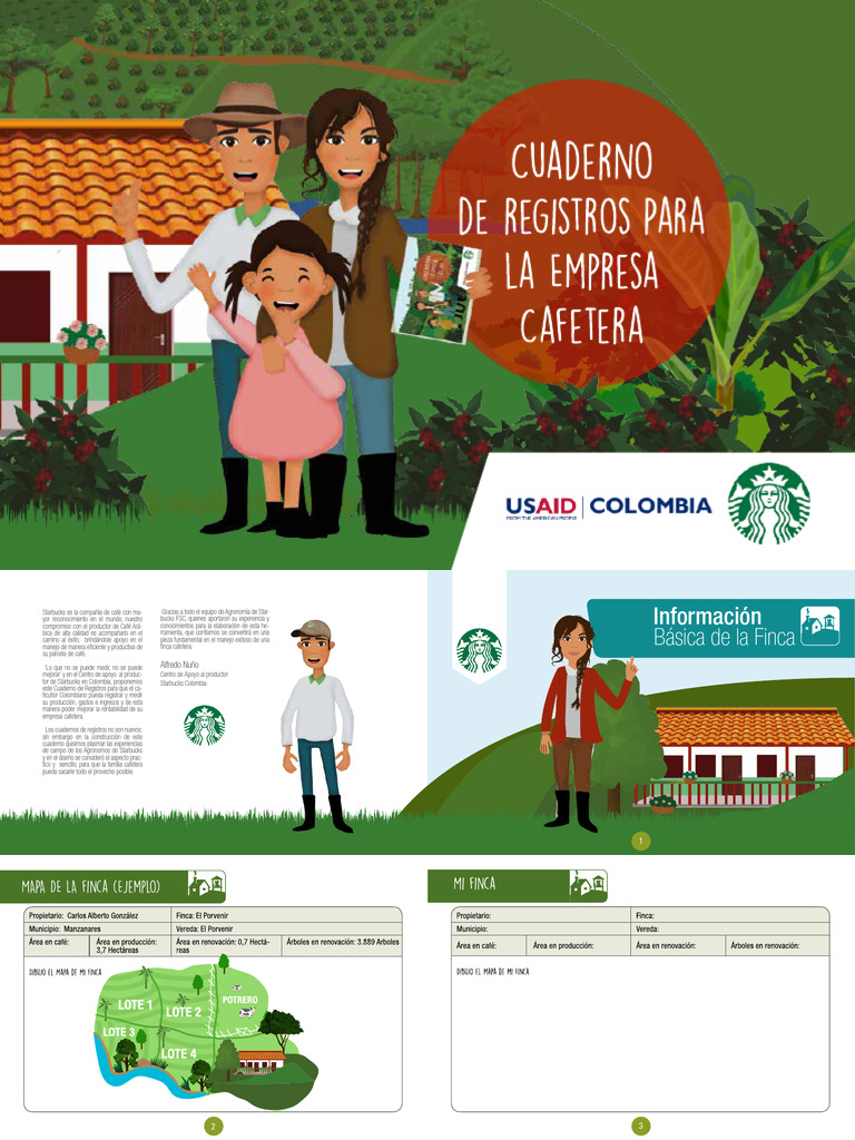 Cuaderno de Registros para La Empresa Cafetera | PDF