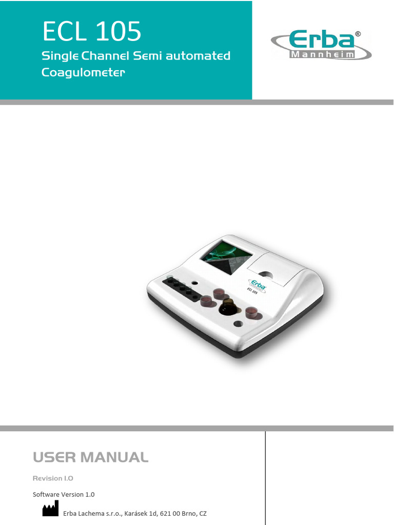 ECL 105 Manual | PDF