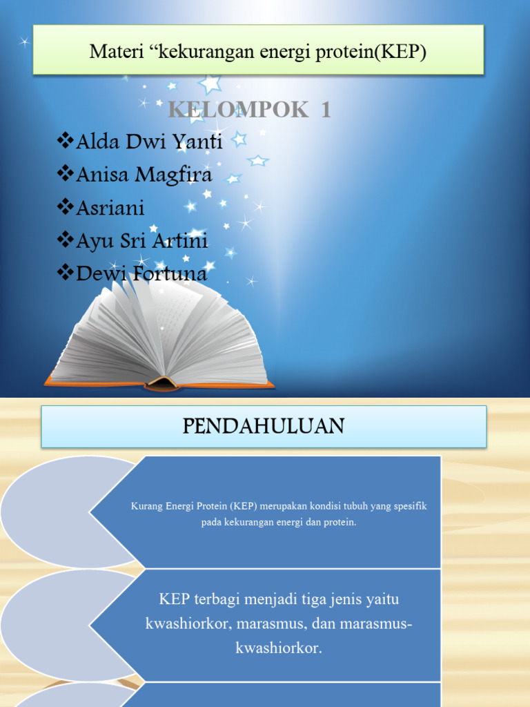 Contoh Powerpoint - Kekurangan Energi Protein (Kep) | PDF