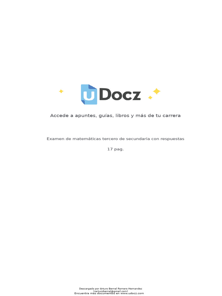 Examen de Matematica 162862 Downloadable 5340883 | PDF | Ecuaciones ...