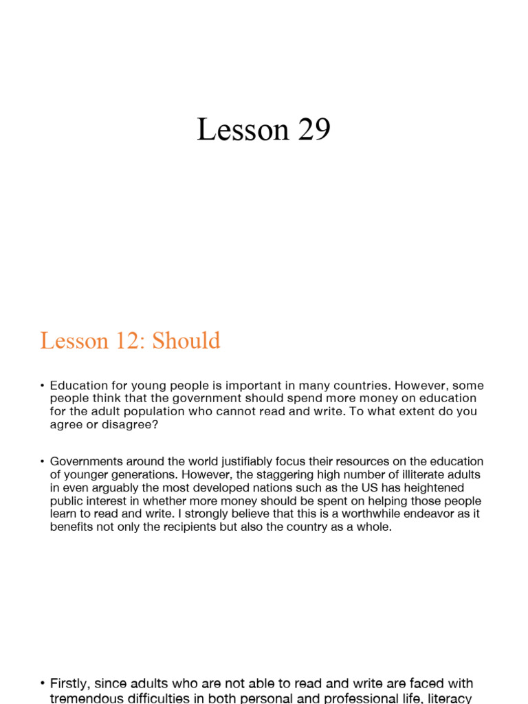 Pre-Lesson 29 (3) | PDF