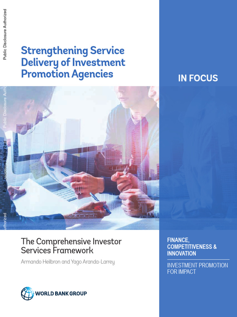 Strengthening Service Delivery of Investment Promotion Agencies The ...