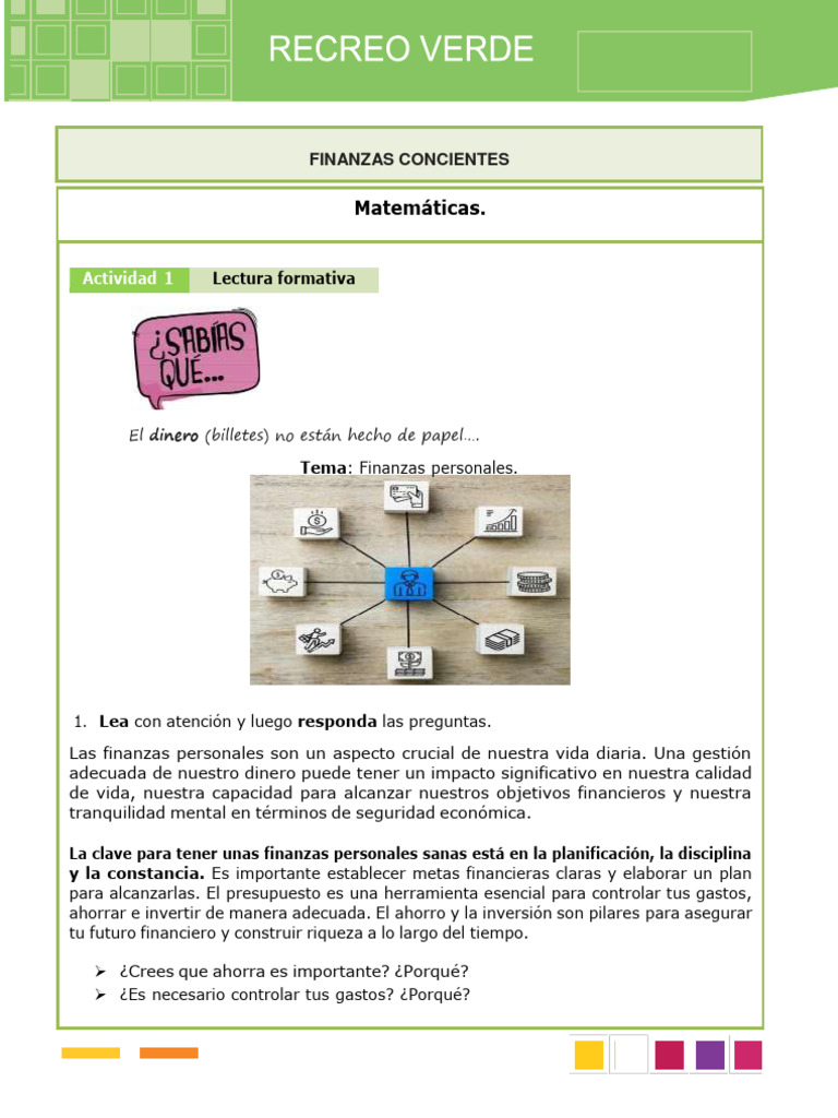 Recreo Verde - Matematicas..... | PDF