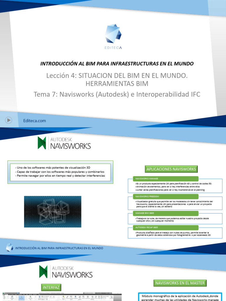 4.7. Navisworks Autodesk e Interoperabilidad IFC | PDF | Tecnologías de la información ...