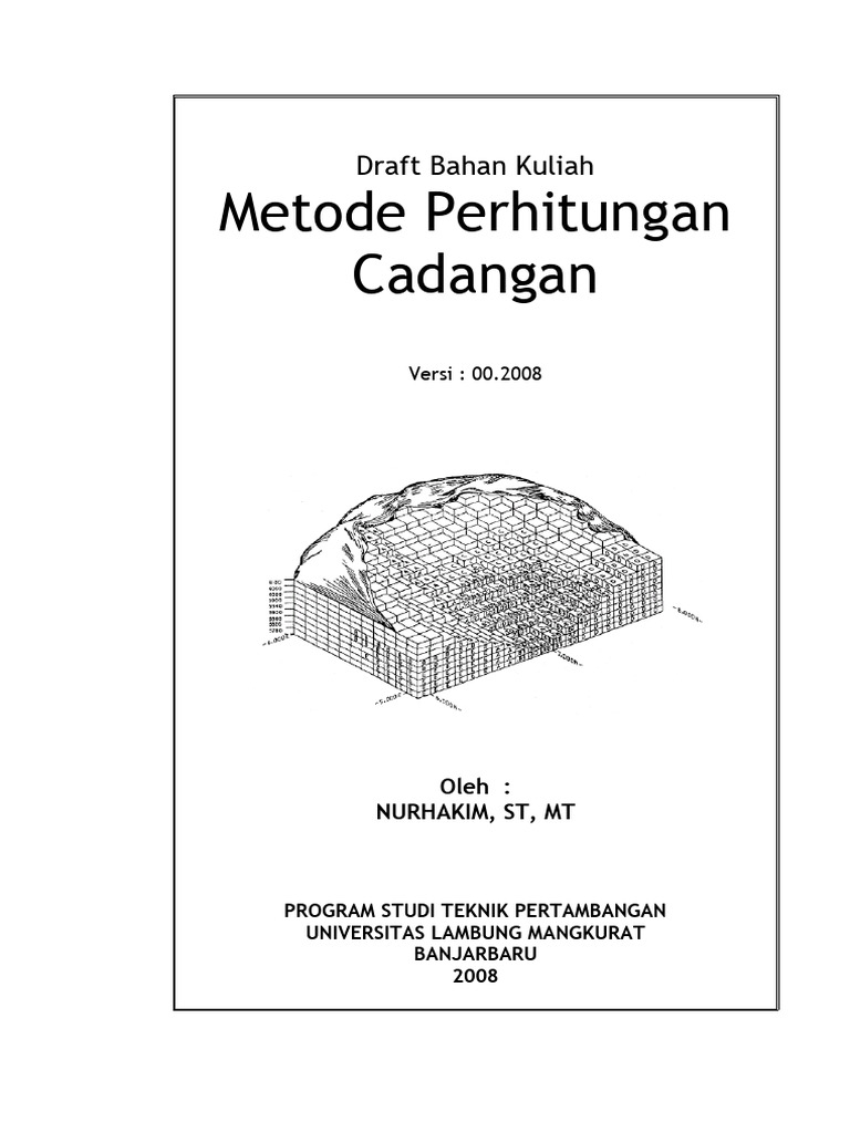 Metode Perhitungan Cadangan | PDF