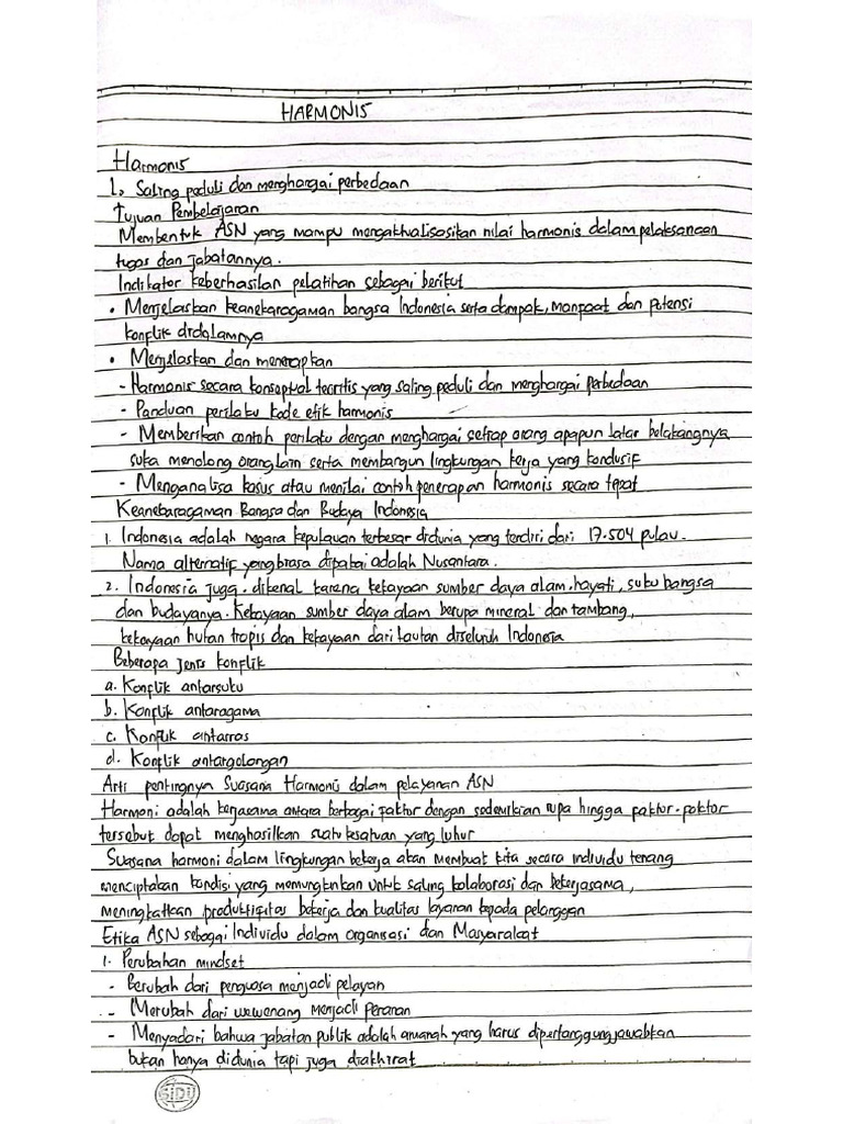 Harmonis 1 | PDF