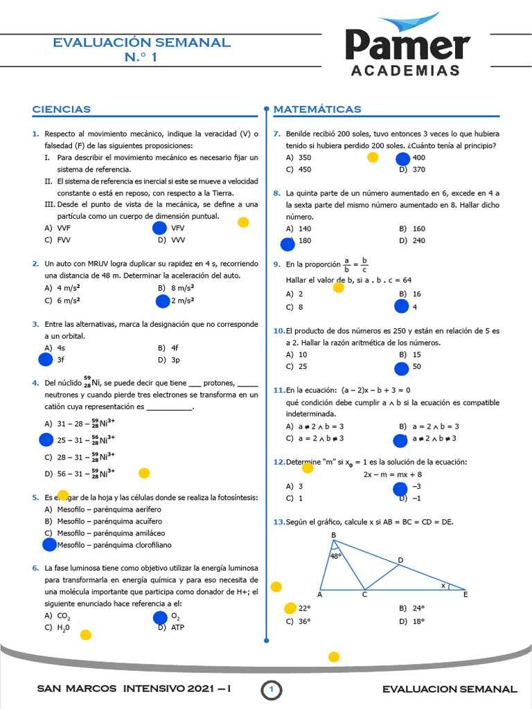 Eva - 1 Intensivo | PDF