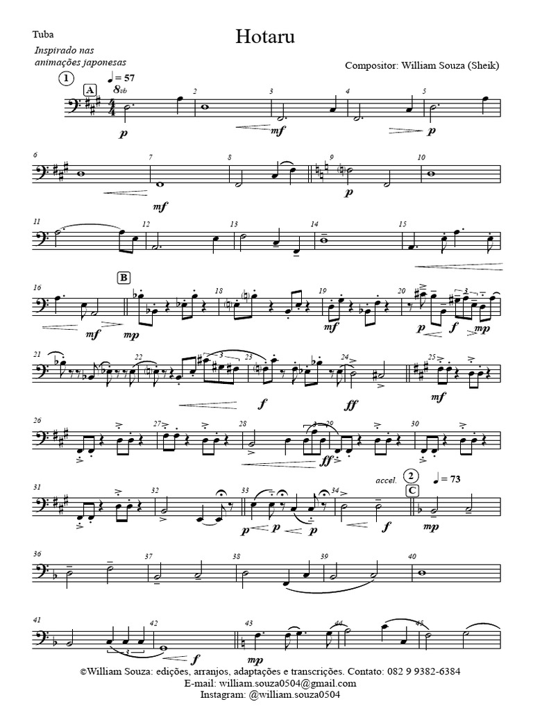 Hotaru Compositor Sheet Music | PDF