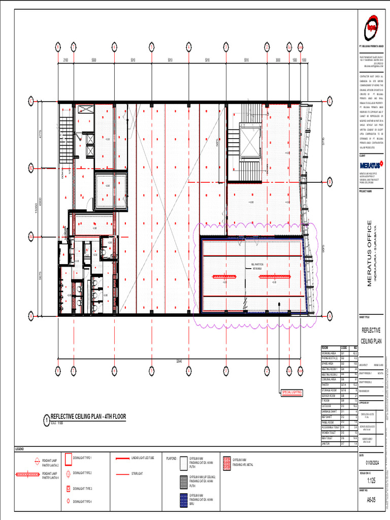 Reflective Ceiling Plan - 4th & 5th Floor + Special Lighting_indrapura ...