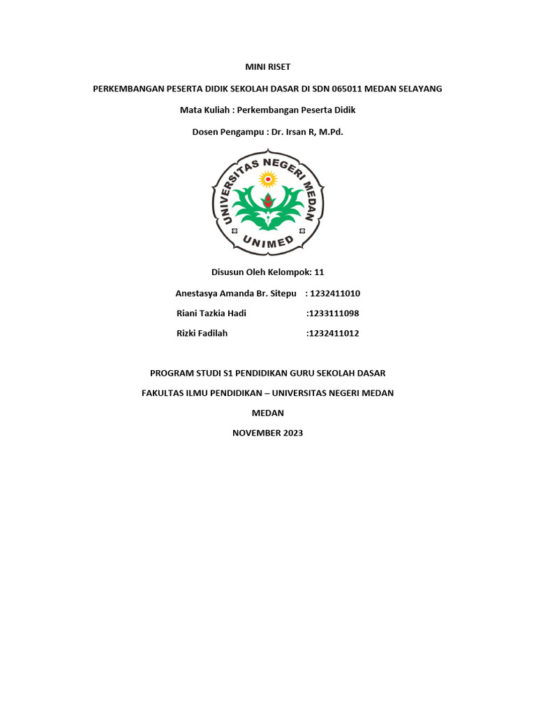 Mini Riset PPD | PDF | Karier & Perkembangan