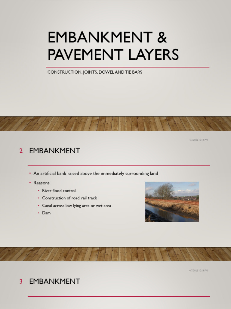 Embankment & Pavement Layers | PDF | Road Surface | Levee