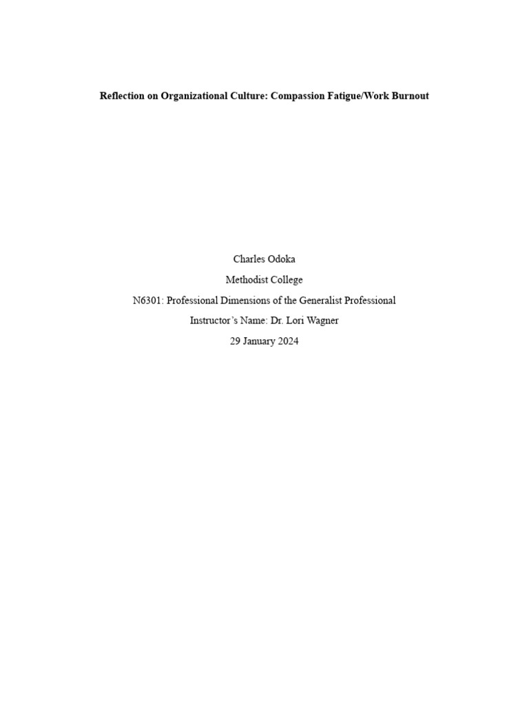 n6301 Professional Dimensions of The Generalist Professional | PDF