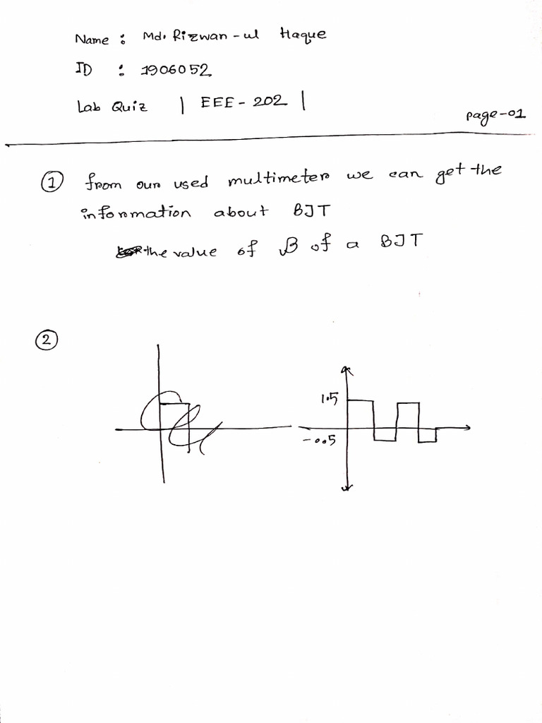 Lab Quiz Pdf