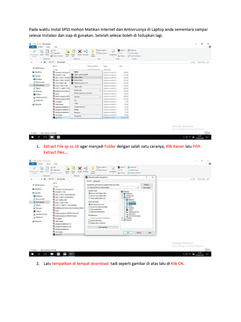 Cara Download Dan Instal Ibm Spss Statistics 16 | PDF | Komputer | Karier & Perkembangan