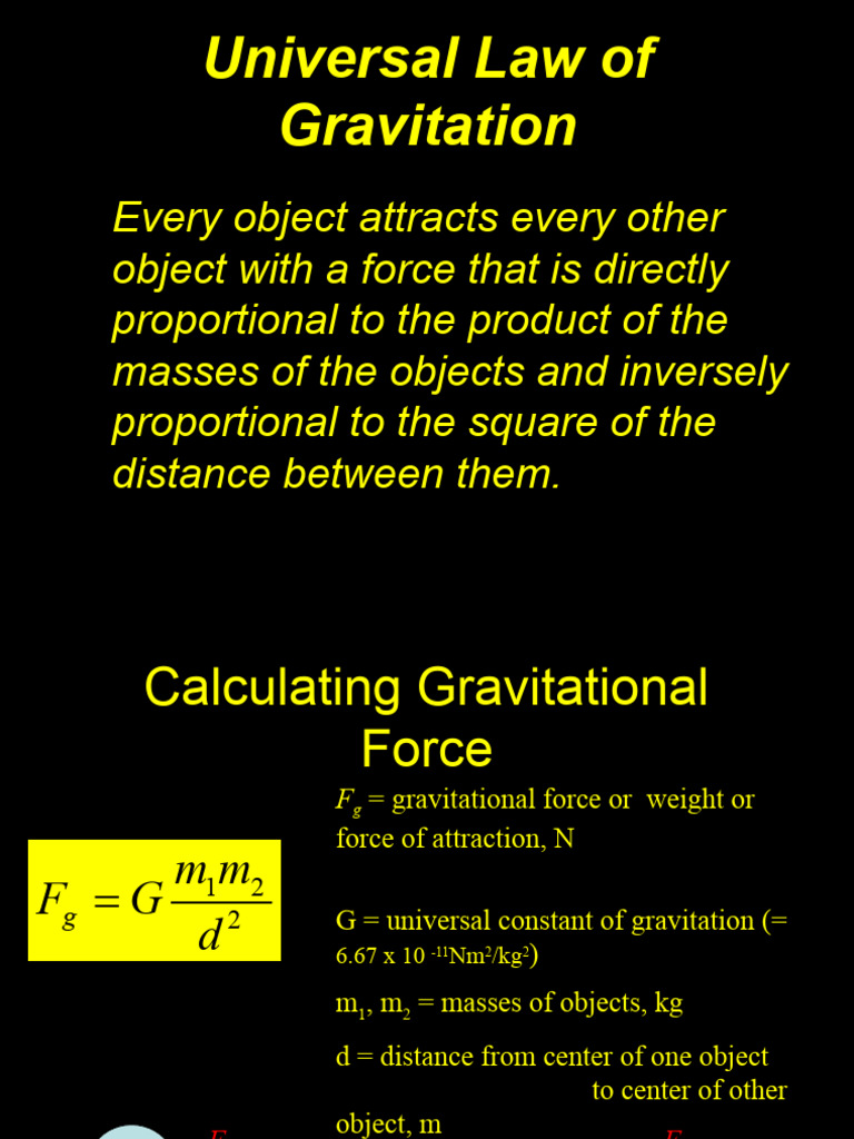 Powerpoint - Gravity | PDF | Orbit | Gravity