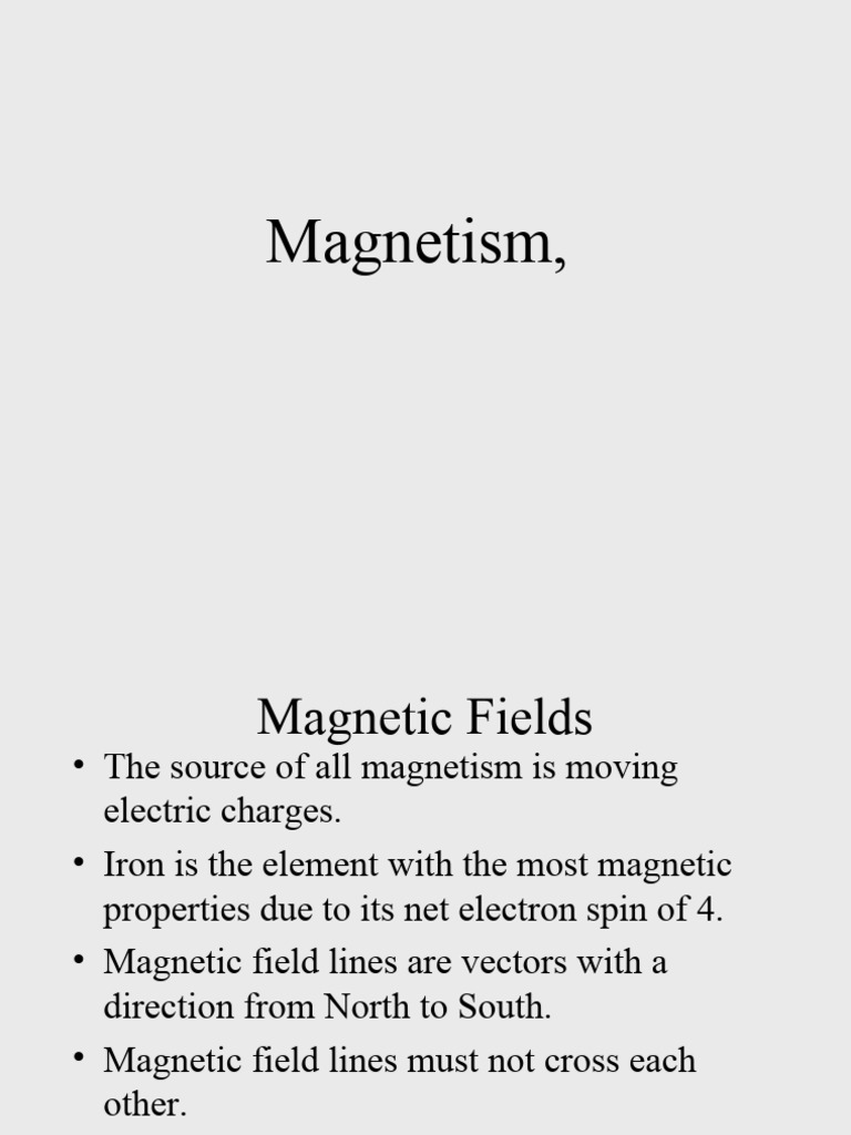 Understanding Magnetism and Electromagnetism | PDF | Magnetic Field | Transformer