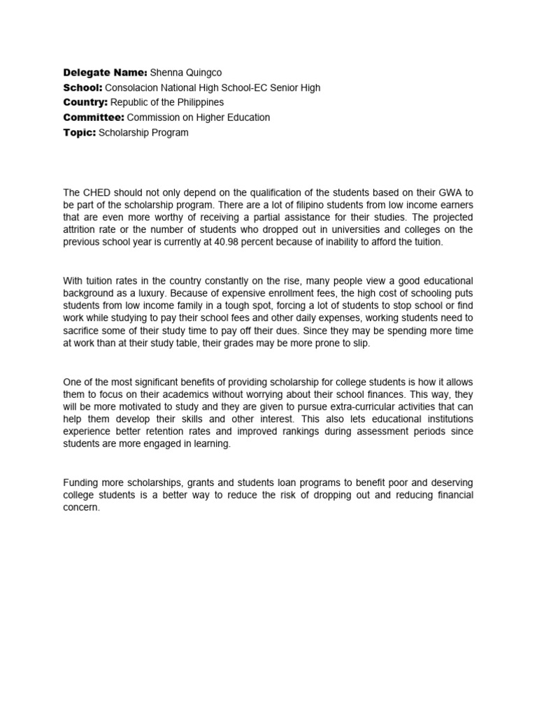 Position Paper For EAPP | PDF
