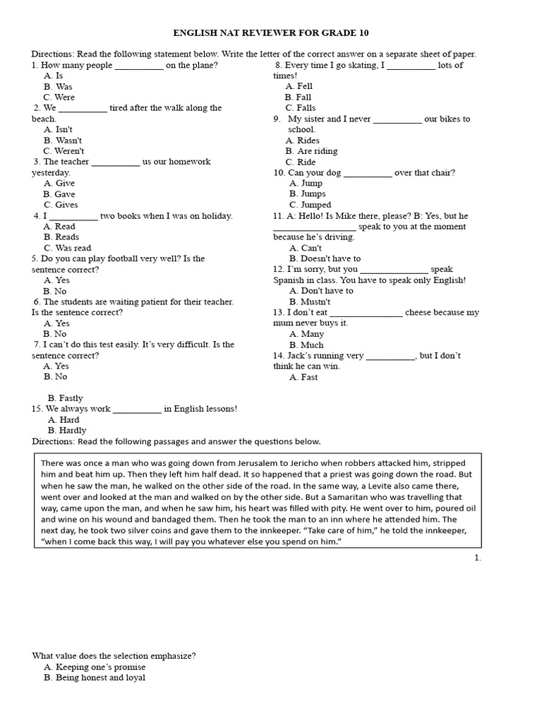 English Nat Reviewer For Grade 10 - Compress | PDF | Menstrual Cycle ...