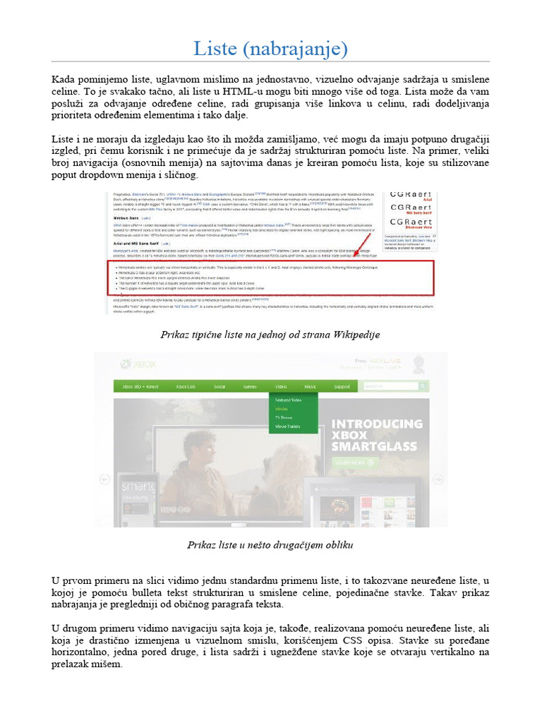 HTML 5 - Liste | PDF
